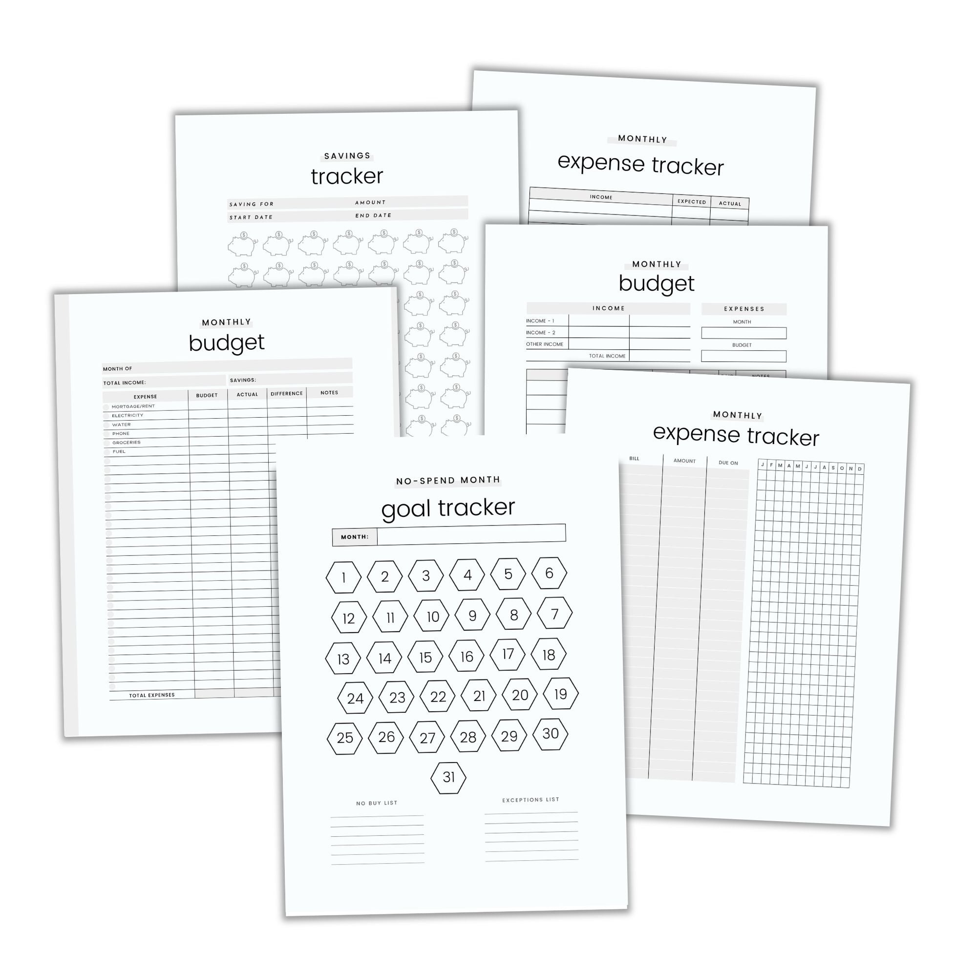 Finance & Budget Planner – Simplify Create Inspire