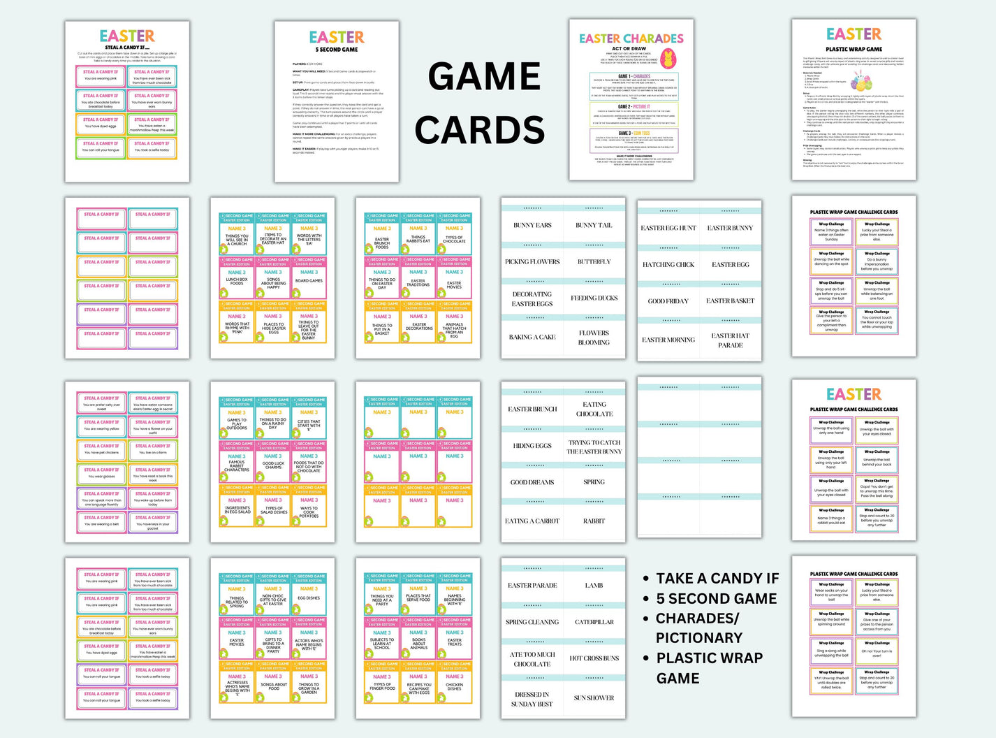 Easter Party Games Bundle – Simplify Create Inspire