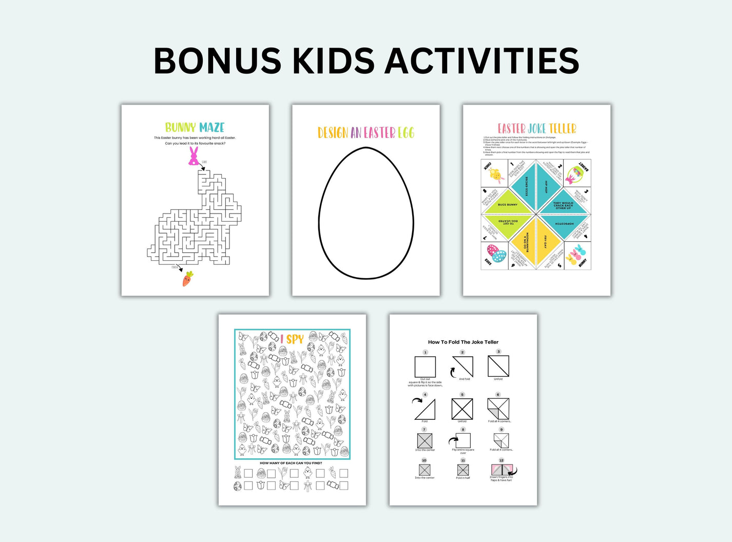 Easter Party Games Bundle – Simplify Create Inspire