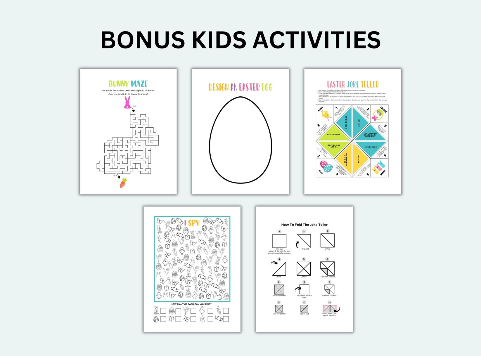 Easter Party Games Bundle – Simplify Create Inspire