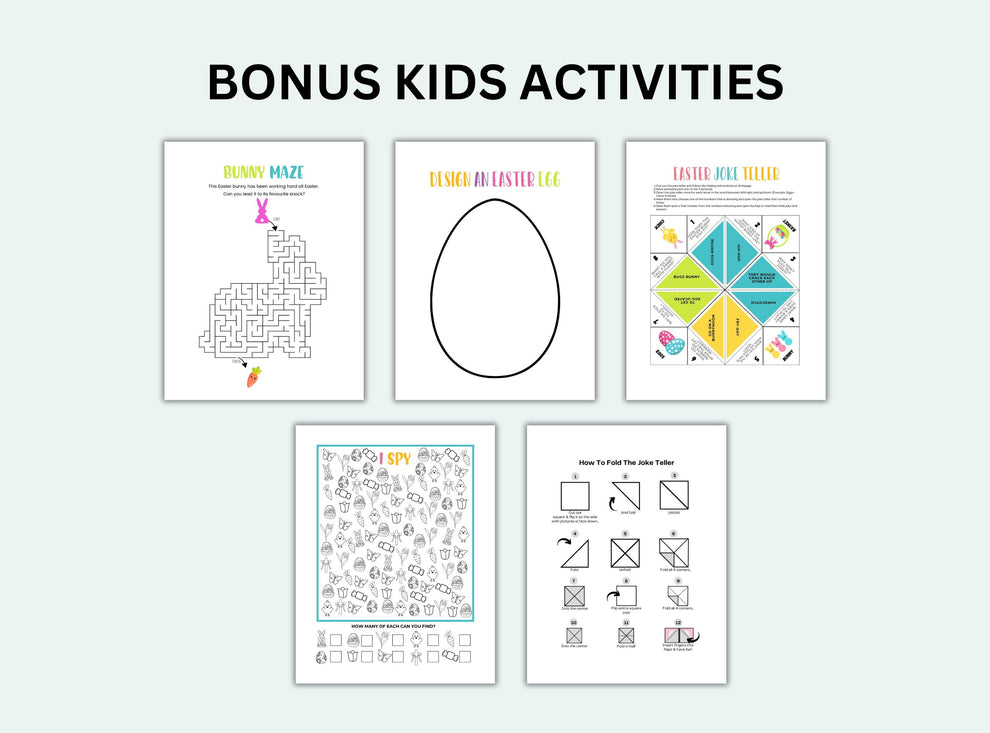 Easter Party Games Bundle – Simplify Create Inspire