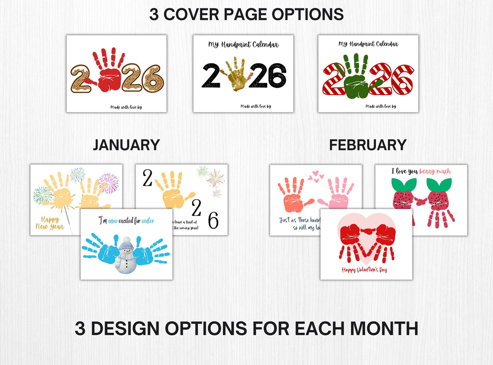 2026 Handprint Calendar – Simplify Create Inspire