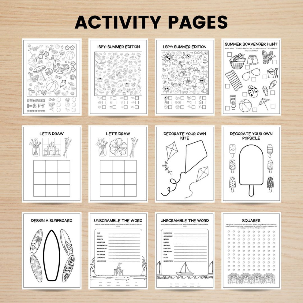 Summer Activity Book – Simplify Create Inspire
