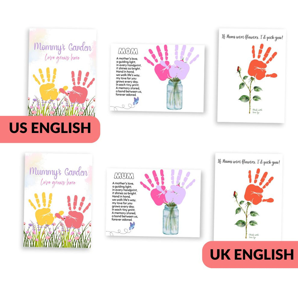 Mother's Day Handprint Art Bundle – Simplify Create Inspire