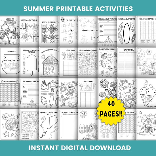Summer Activity Book – Simplify Create Inspire