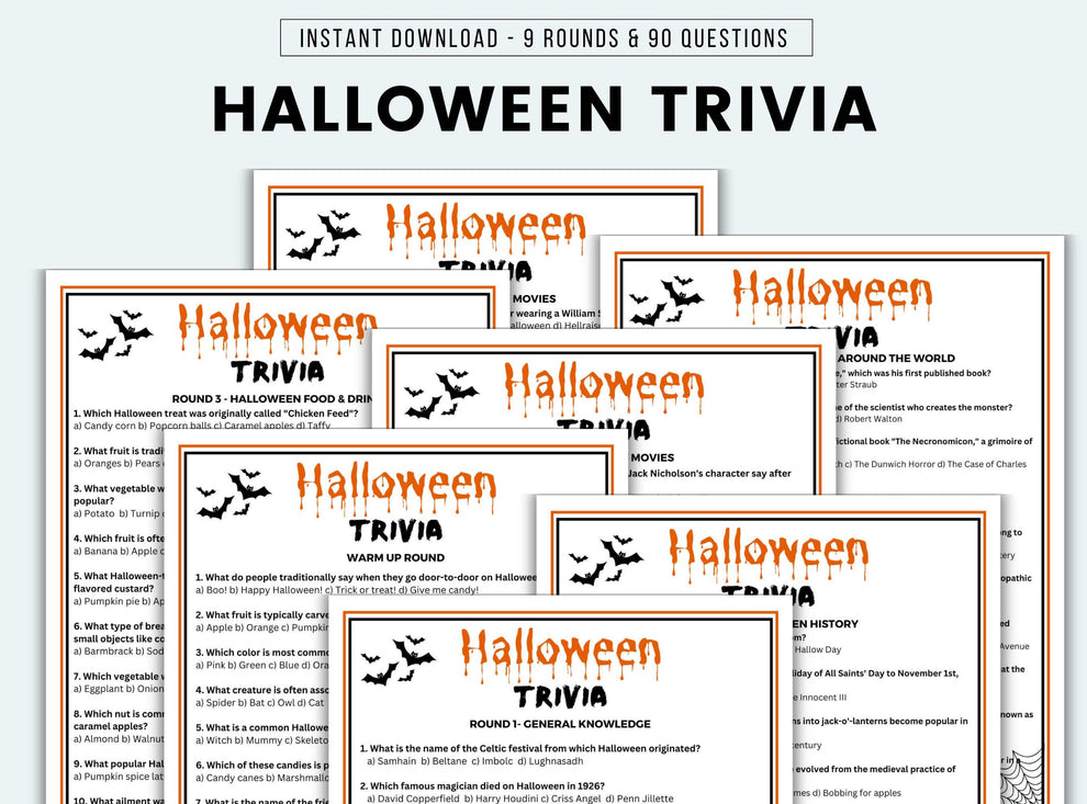 Halloween Trivia Game – Simplify Create Inspire
