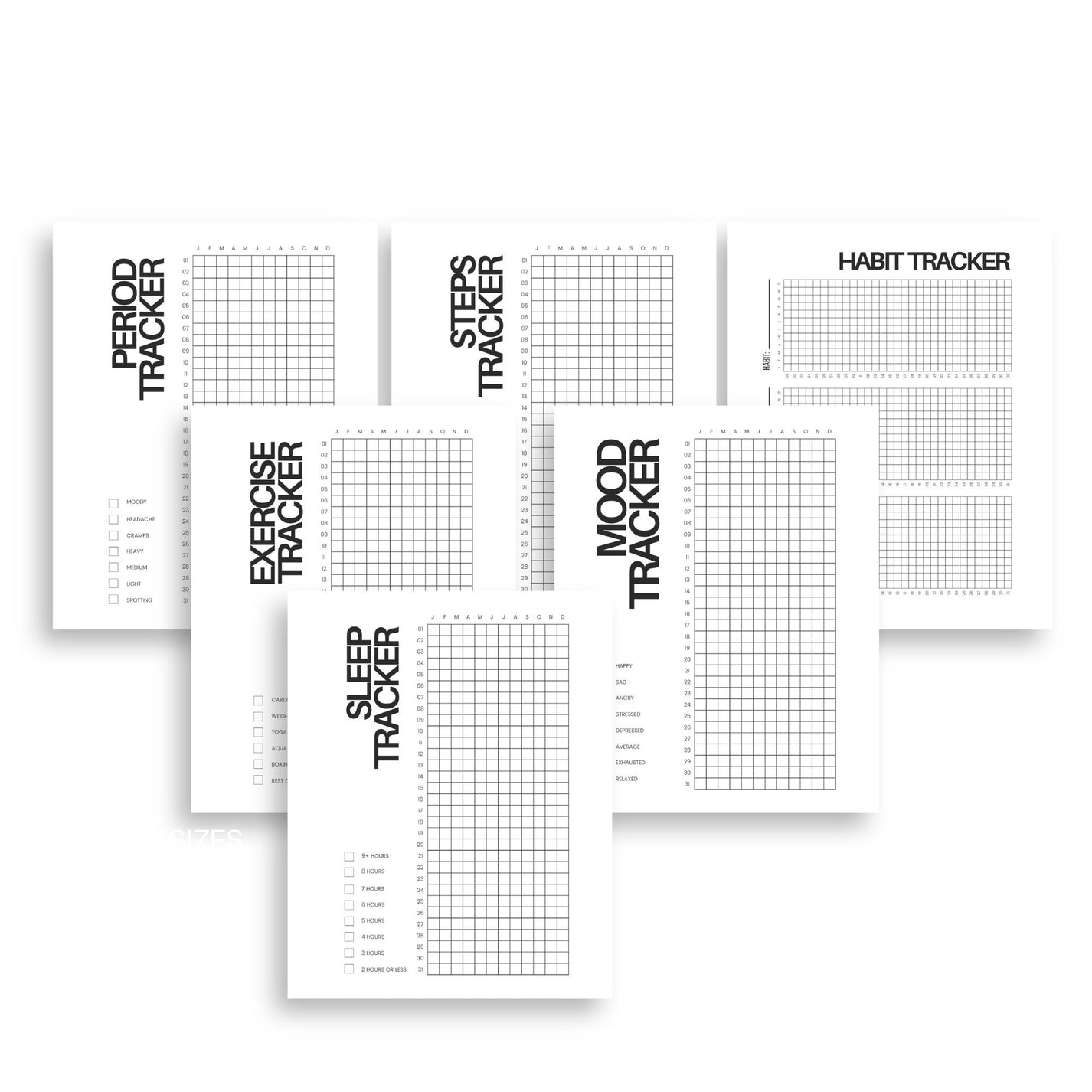 Habit Tracker Bundle – Simplify Create Inspire