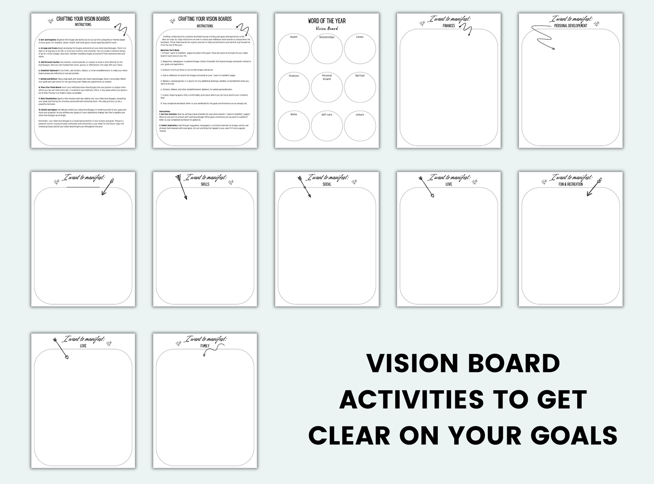 Word of the Year Workbook – Simplify Create Inspire