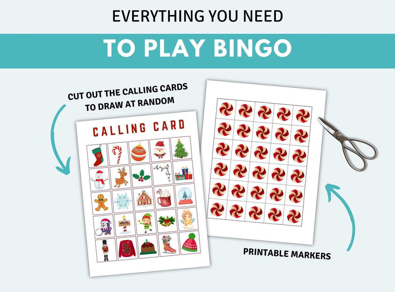 Christmas Bingo Game – Simplify Create Inspire