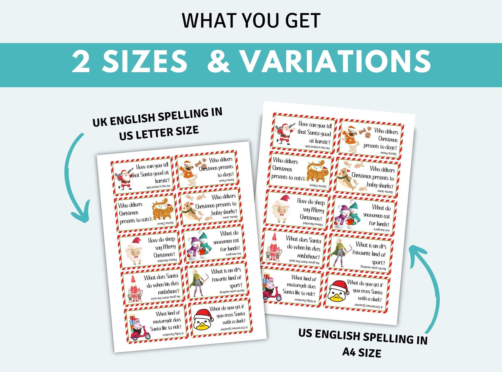 Christmas Joke Cards – Simplify Create Inspire