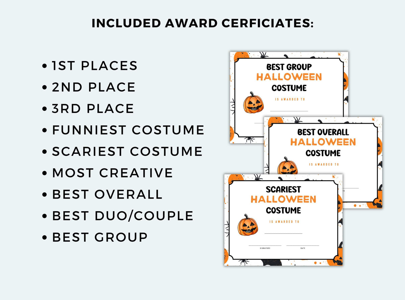 Halloween Costume Contest Kit – Simplify Create Inspire