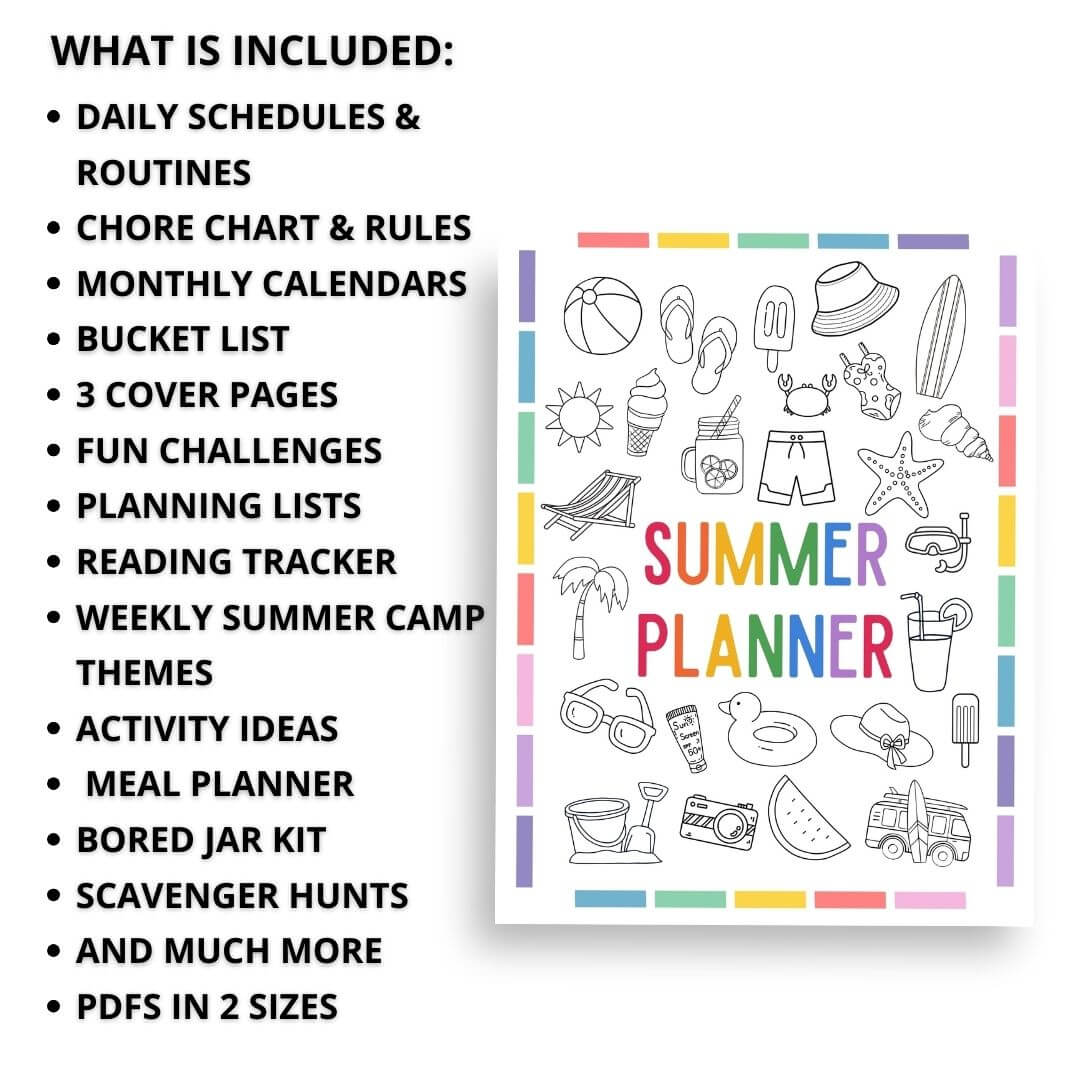 The Ultimate Summer Planner – Simplify Create Inspire