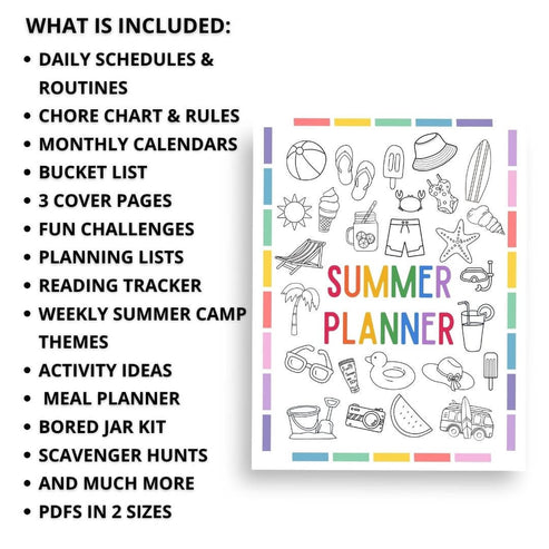 The Ultimate Summer Planner – Simplify Create Inspire