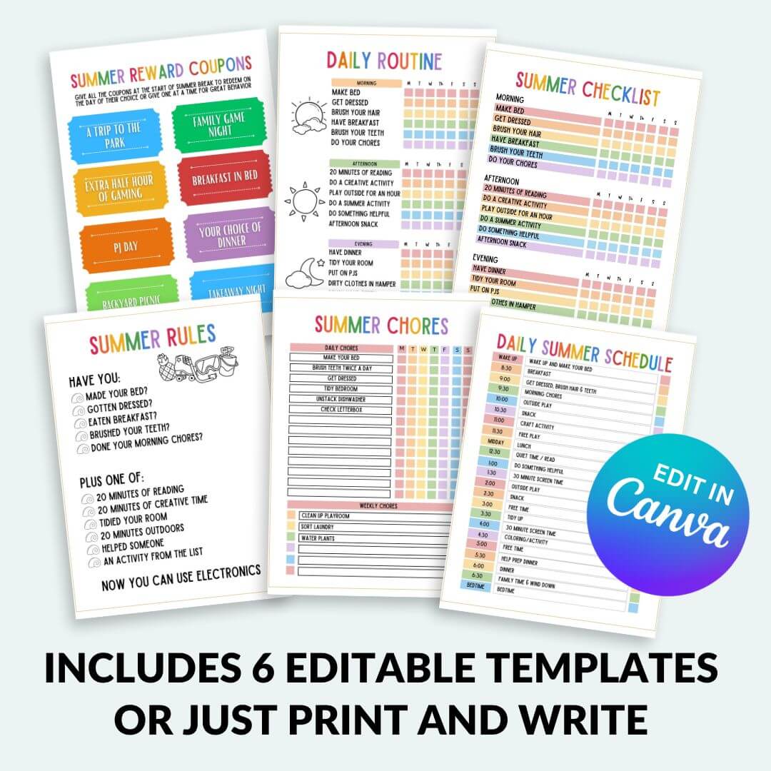 The Ultimate Summer Planner – Simplify Create Inspire